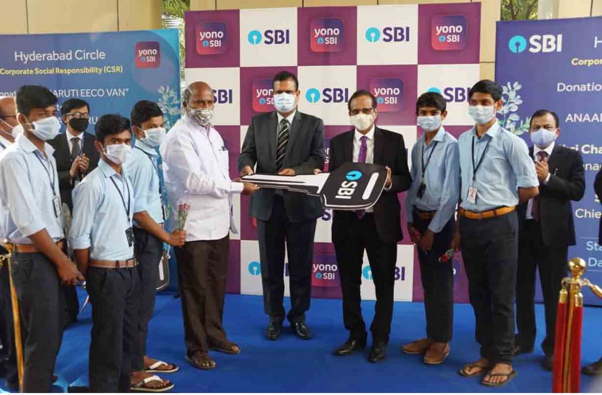 CSR initiative: SBI Hyderabad donates vans to two orphanages in city ...