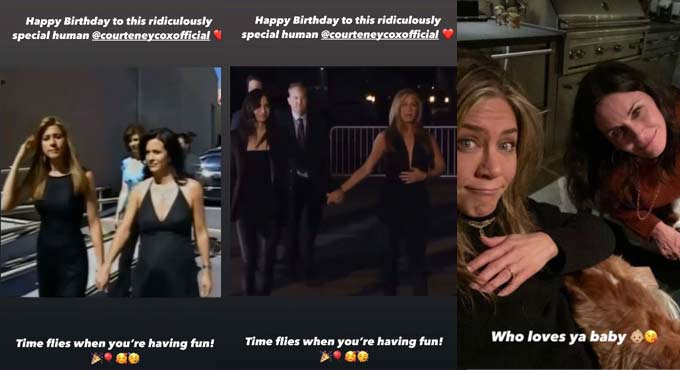 Jennifer Anistons Birthday Wishes For ‘special Human Courteney Cox
