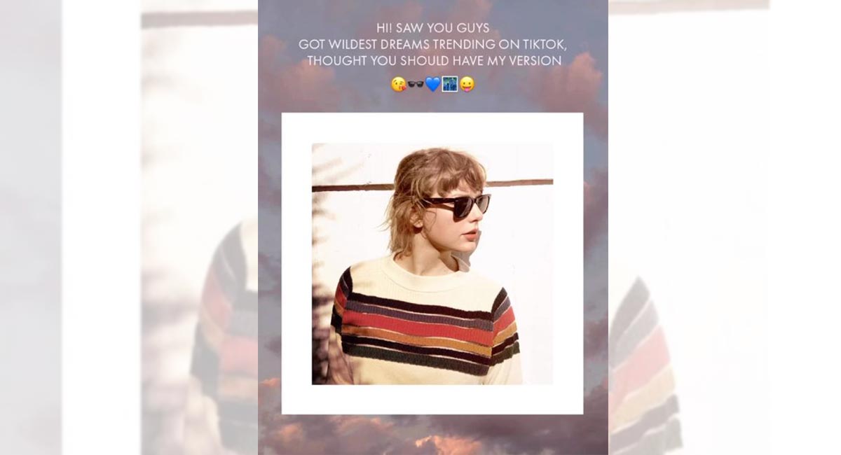 Taylor Swift drops new version of ‘Wildest Dreams’-Telangana Today Taylor Swift drops new version of ‘Wildest Dreams’-Telangana Today