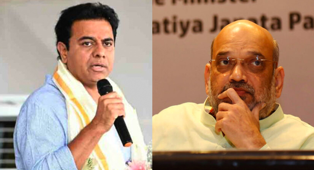 KT Rama Rao counters Amit Shah comments-Telangana Today KT Rama Rao counters Amit Shah comments-Telangana Today