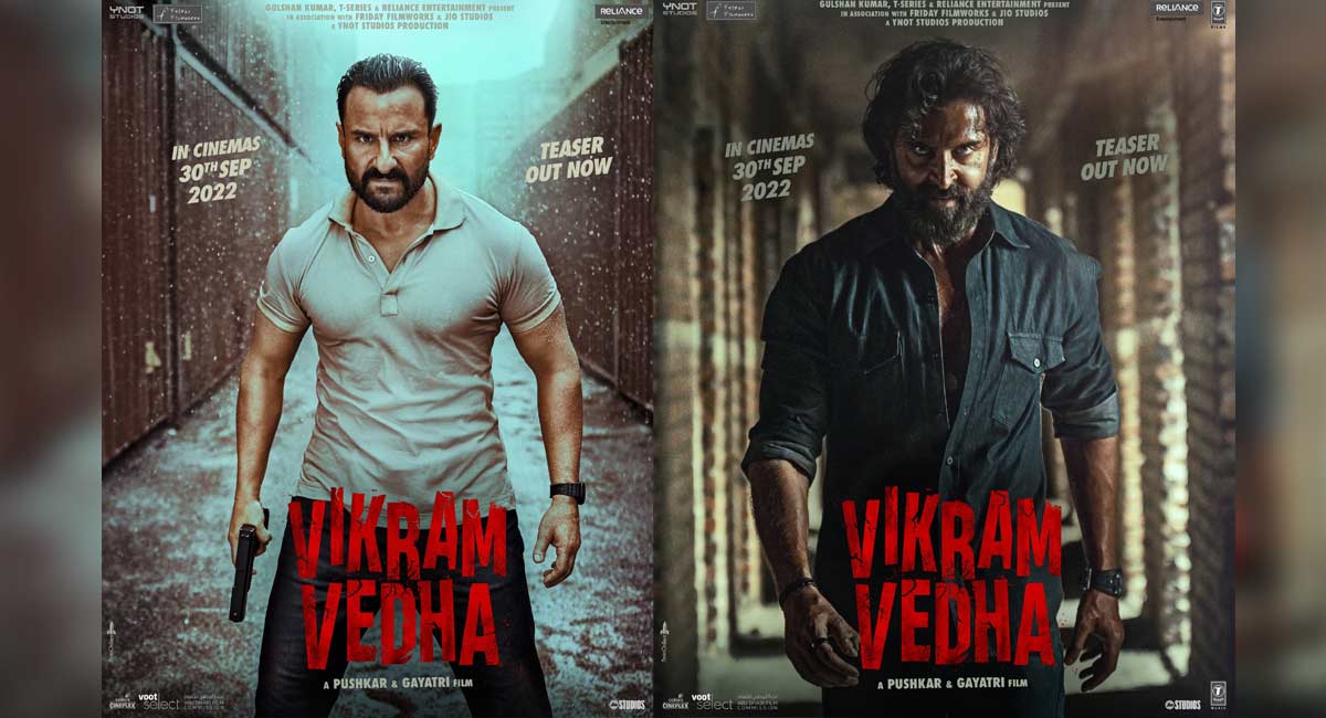 Watch: Saif Ali Khan, Hrithik Roshan lock horns in ‘Vikram Vedha ... Watch: Saif Ali Khan, Hrithik Roshan lock horns in ‘Vikram Vedha ...