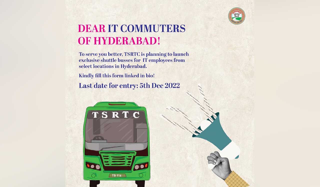 TSRTC plans to launch special bus services for Hyderabad techies ... TSRTC plans to launch special bus services for Hyderabad techies ...