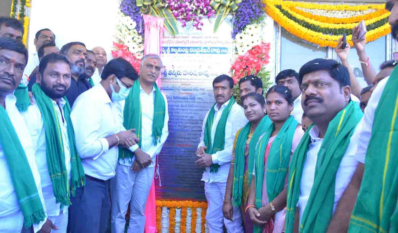 KCR has changed the face of Gajwel: Harish Rao-Telangana Today KCR has changed the face of Gajwel: Harish Rao-Telangana Today