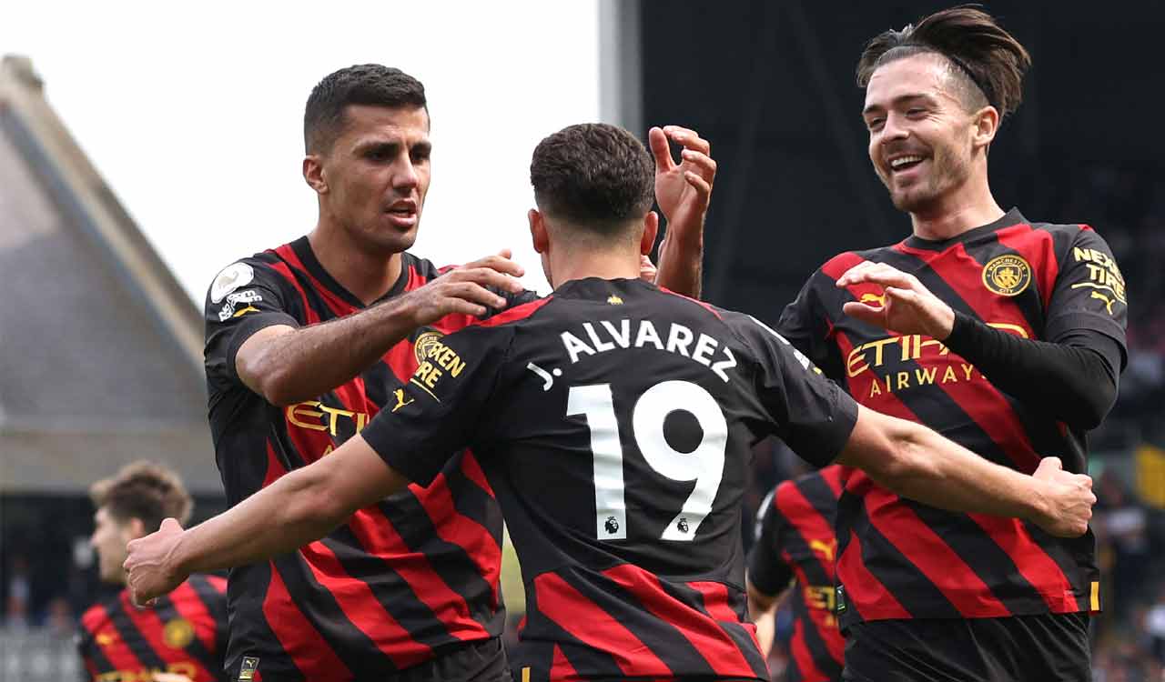 Premier League Man City Go Top Liverpool Edge Spurs In Thriller