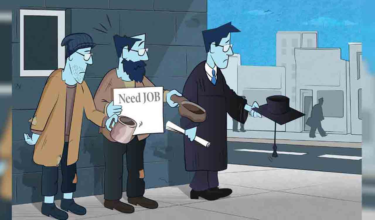 Youth unemployment in India is climbing sharply: Report - Telangana Today Youth unemployment in India is climbing sharply: Report - Telangana Today