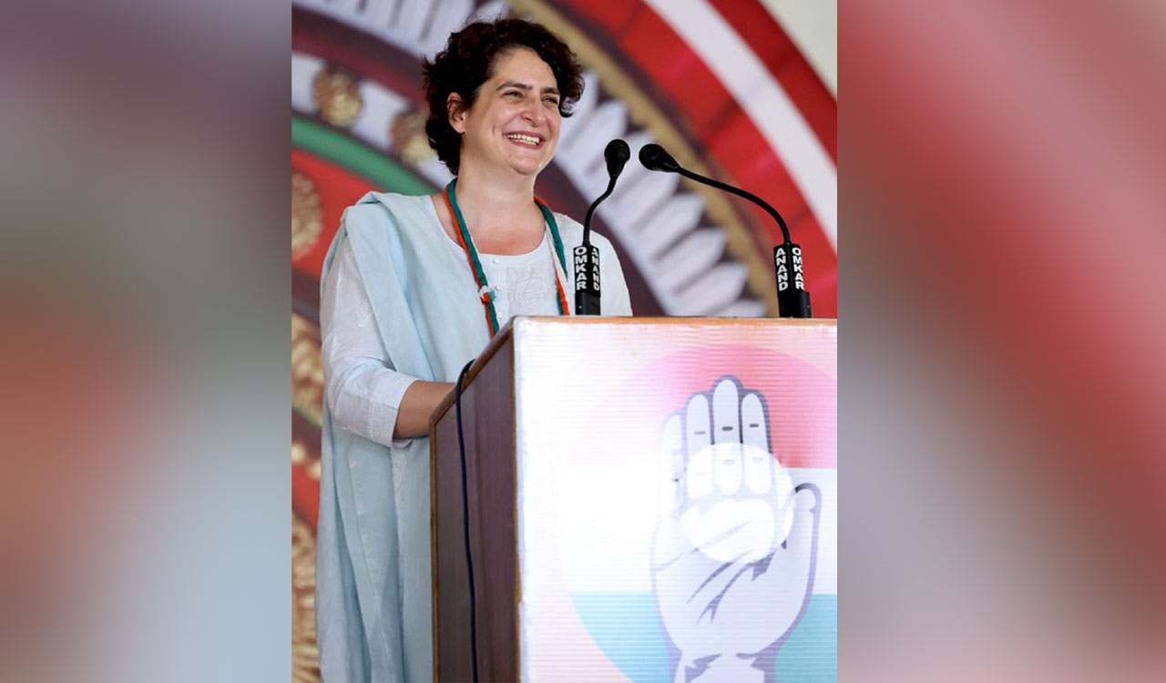 Priyanka Gandhi To Address Rally In Gwalior Mp Telangana Today