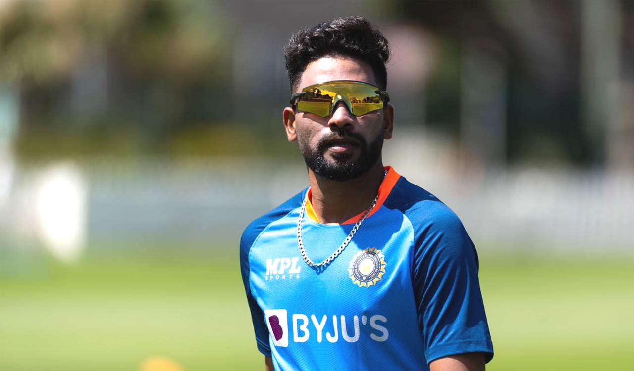 Siraj Indias Star Pacer Returns Home After Rest From West Indies