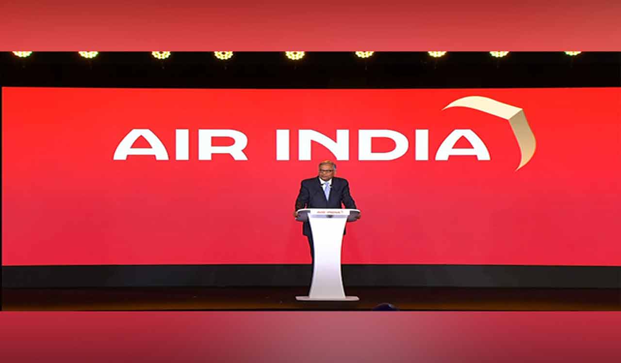 Air India unveils new brand identity, aircraft livery-Telangana Today Air India unveils new brand identity, aircraft livery-Telangana Today