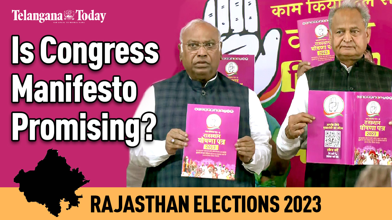 Rajasthan Elections 2023: Congress Releases Manifesto Prioritizing ... Rajasthan Elections 2023: Congress Releases Manifesto Prioritizing ...