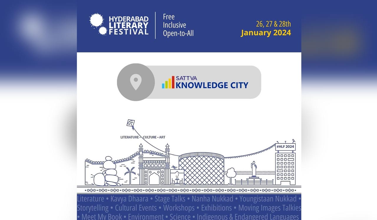 Hyderabad Literary Festival 2024 to be held at Knowledge City-Telangana ... Hyderabad Literary Festival 2024 to be held at Knowledge City-Telangana ...