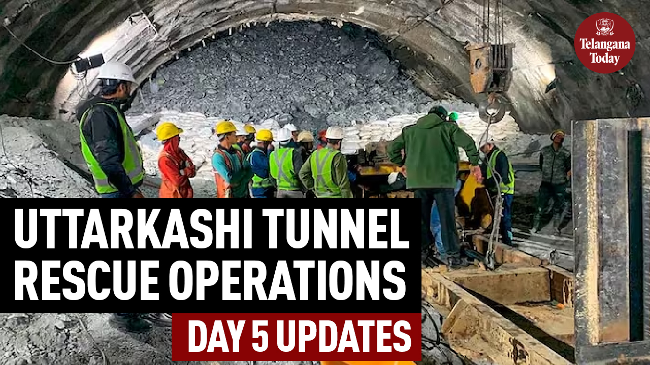 Uttarkashi Tunnel Rescue Operations (Day 5) | Uttarkashi News-Telangana ... Uttarkashi Tunnel Rescue Operations (Day 5) | Uttarkashi News-Telangana ...