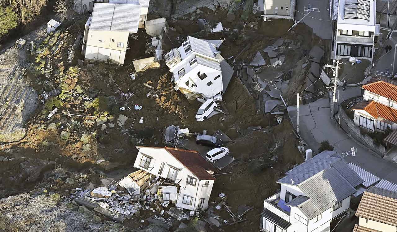 Japan Quake Toll Reaches 24 Search On For Survivors Telangana Today