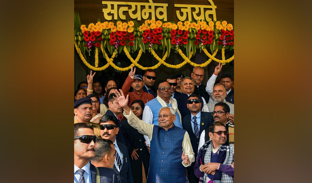 Nitish Kumar-led NDA govt wins trust vote in Bihar assembly-Telangana Today Nitish Kumar-led NDA govt wins trust vote in Bihar assembly-Telangana Today