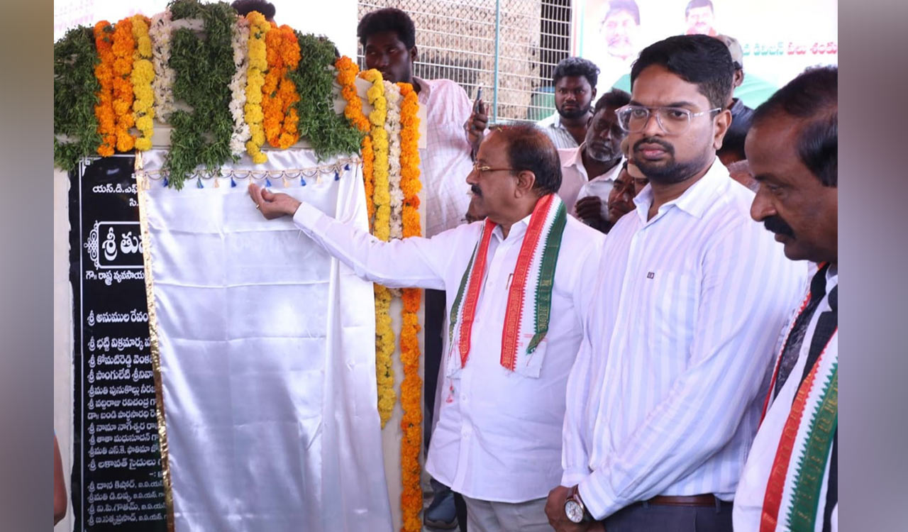 Minister Tummala launches development works in Khammam-Telangana Today Minister Tummala launches development works in Khammam-Telangana Today