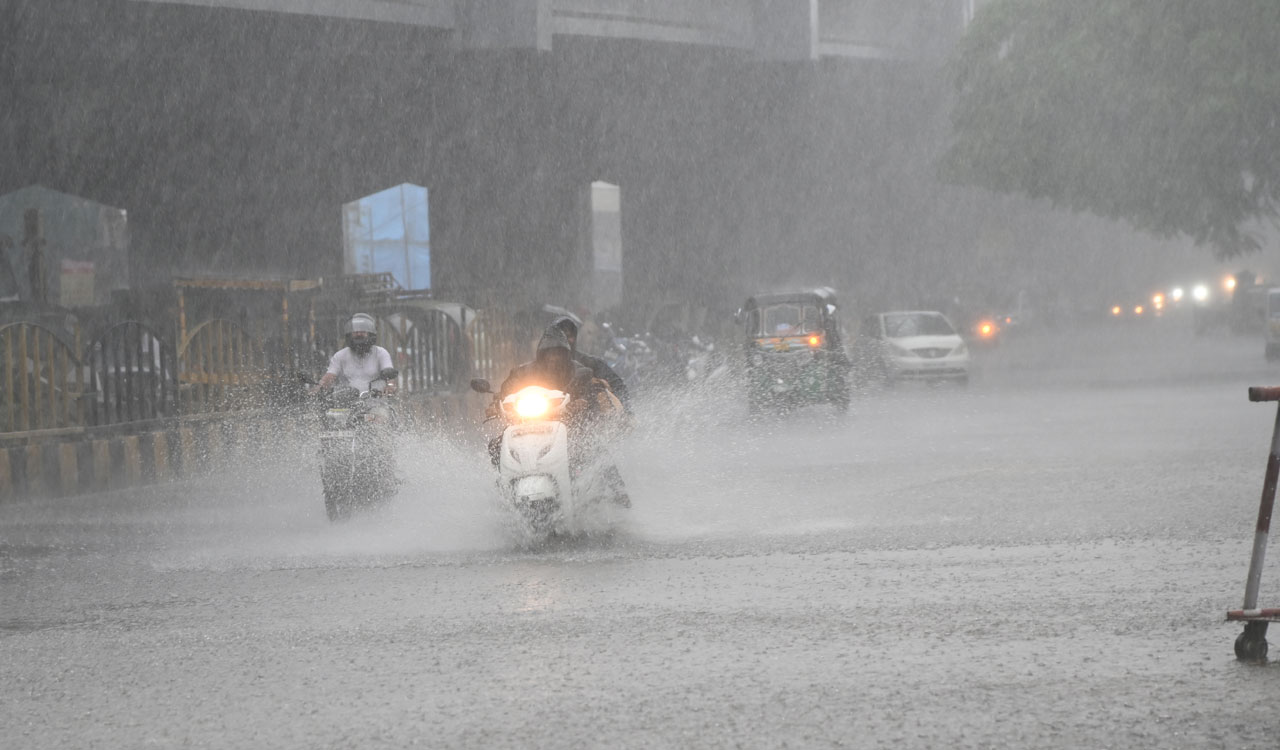 Hyderabad Likely To Witness Heavy Rain On Sunday Yellow Alert Issues