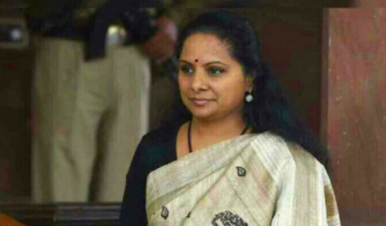 Brs Leader Kavitha Admitted To Private Hospital For Tests In Hyderabad