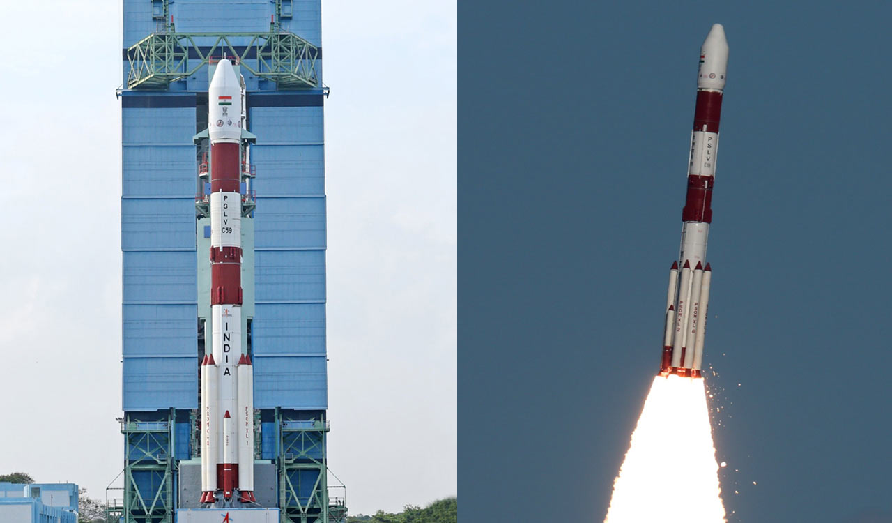 Isros Pslv Successfully Places Two Satellites Of European Space Agency