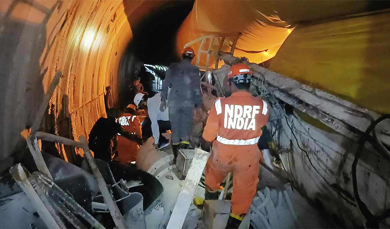 Telangana: Navy and armed forces join SLBC tunnel rescue operation ... Telangana: Navy and armed forces join SLBC tunnel rescue operation ...