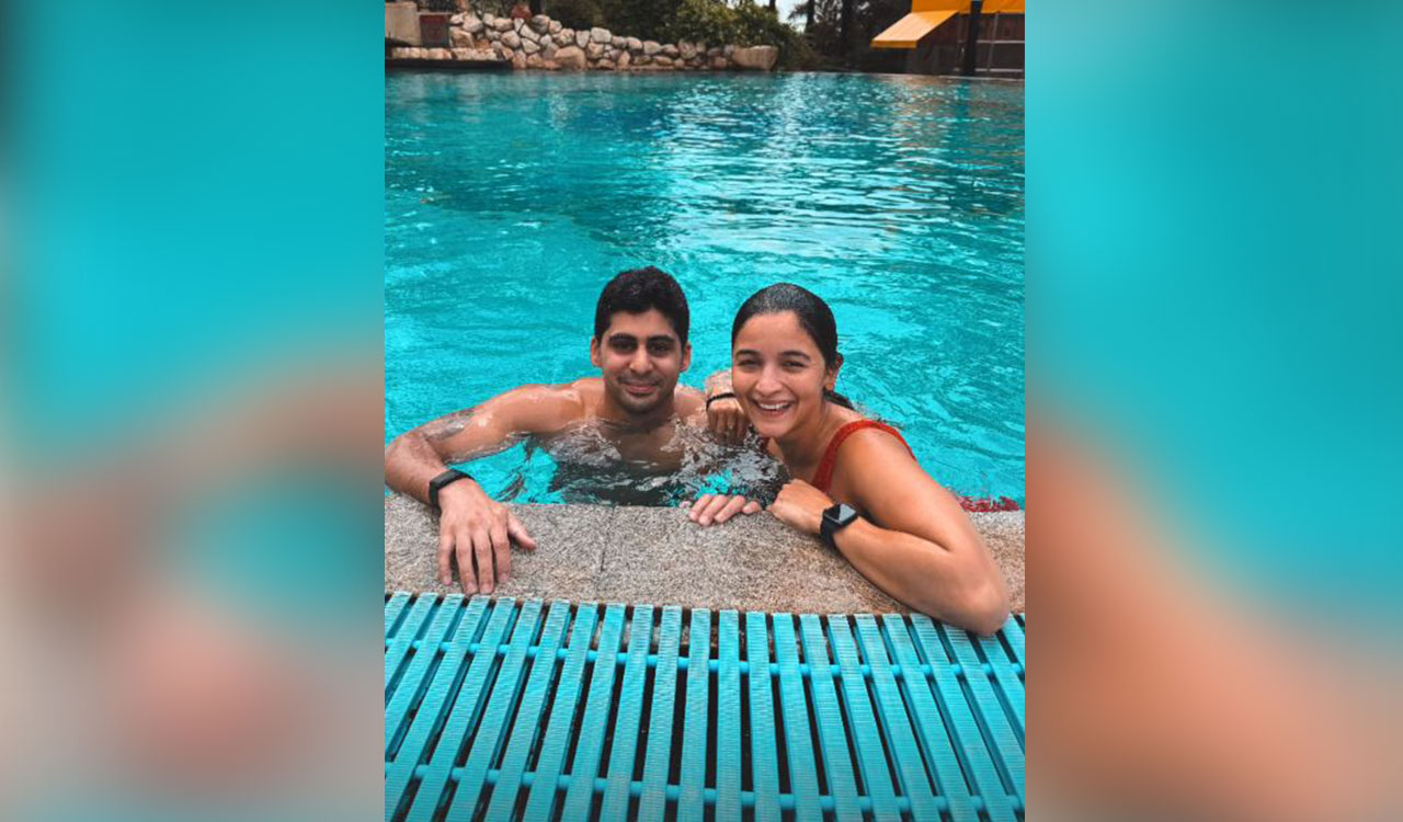 Alia Bhatt shares a glimpse from her ‘pool boot camp’ - Telangana Today Alia Bhatt shares a glimpse from her ‘pool boot camp’ - Telangana Today