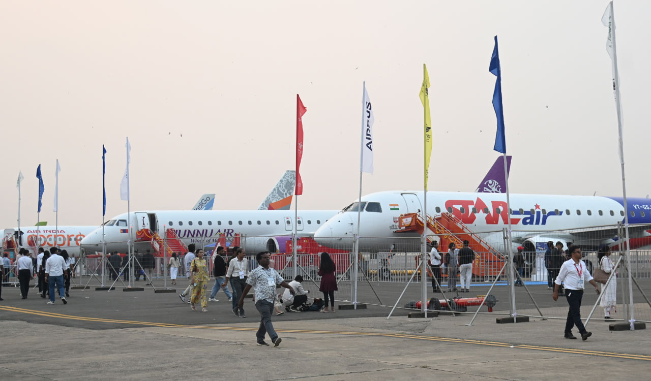 Wings India 2026 showcases global aircraft giants in Hyderabad ...