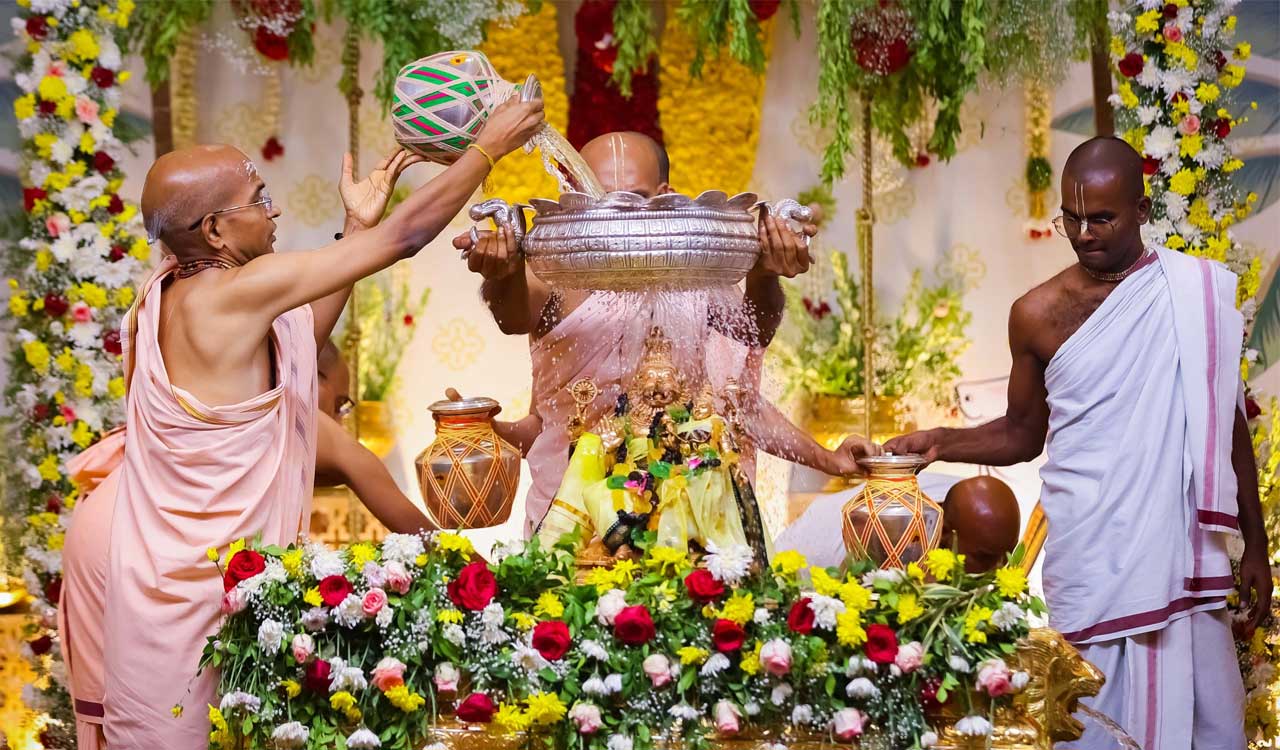 Sri Narasimha Jayanthi celebrated at ISKCON Banjara Hills - Telangana Today